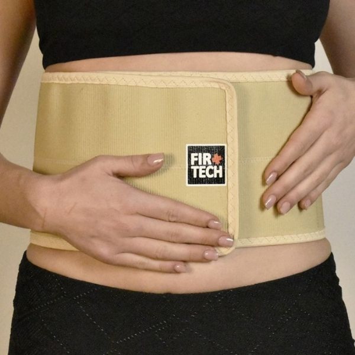 Ελαστική Ορθοπεδική Ζώνη Μέσης FIRTECH Με Κεραμικά Υλικά 16εκ.